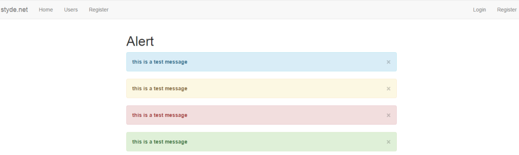 Notificaciones y alertas con el componente Styde\Html – Styde.net