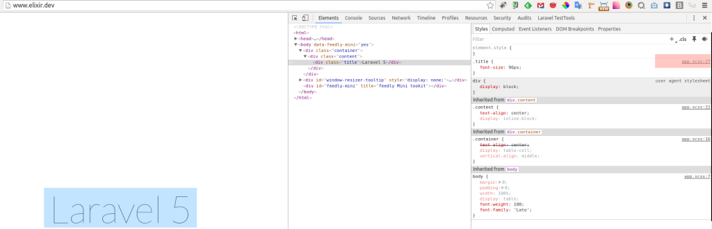 Editar archivos Sass en Laravel con Chrome Developer Tools – Styde.net